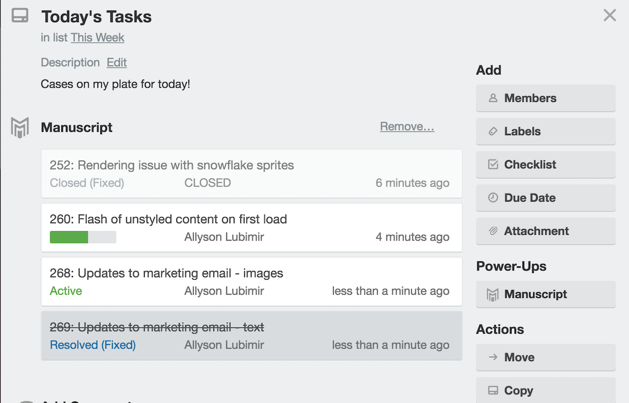 Manuscript Power-Up | Trello